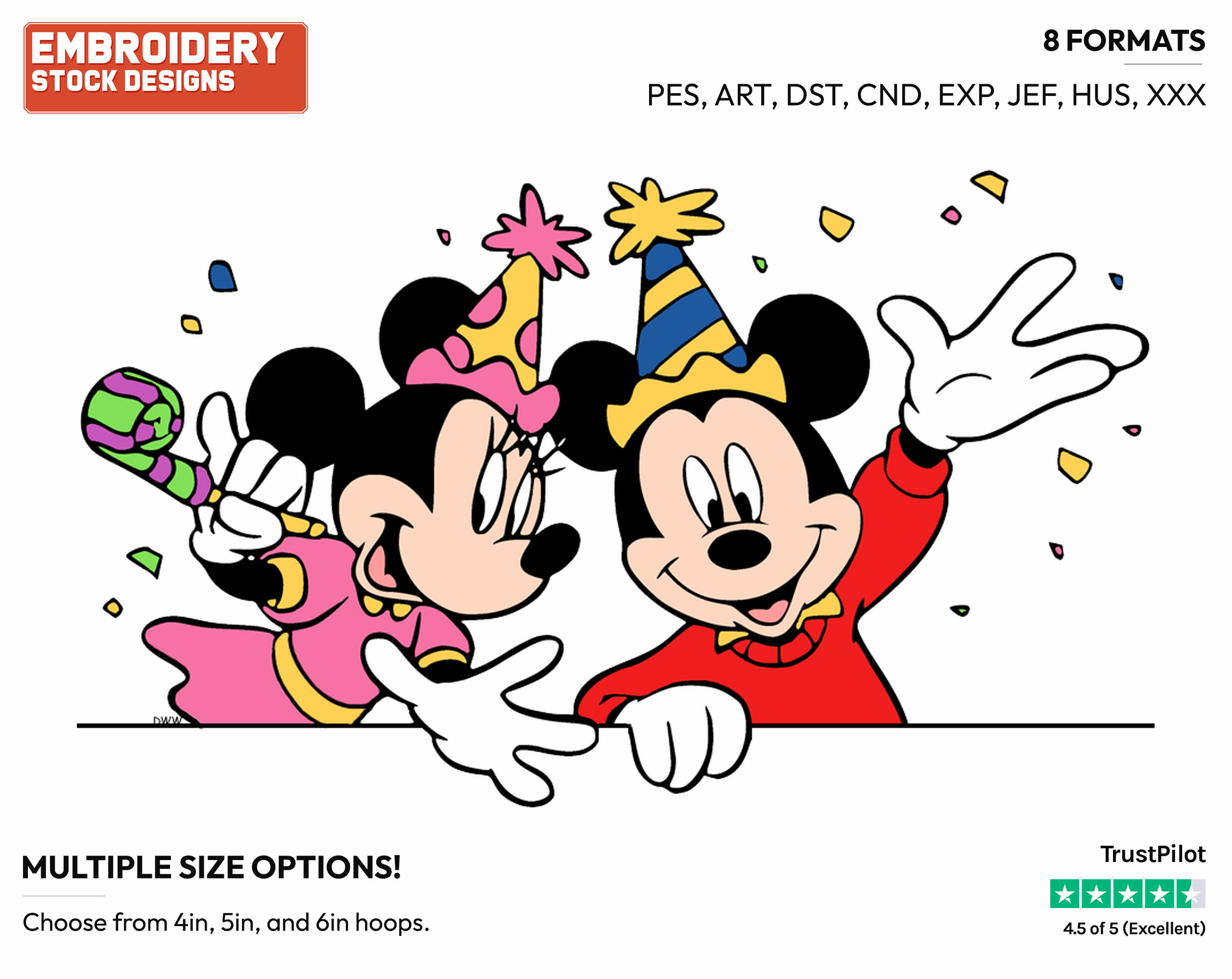 Mickey And Minnie Mouse Dressed Up For A Party - Disney Characters ...