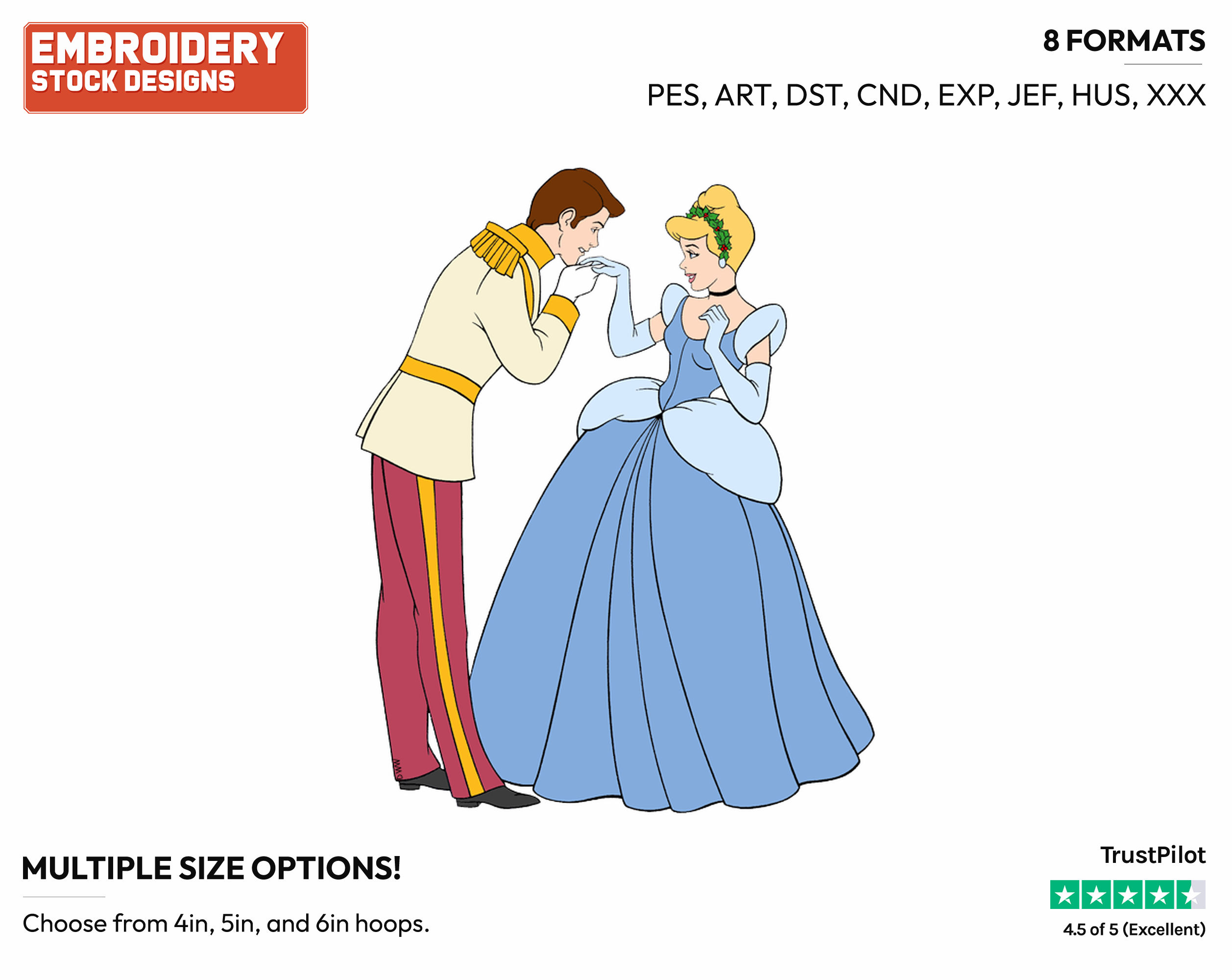 Cinderella, Prince Charming - Disney Characters - Christmas - Holiday ...