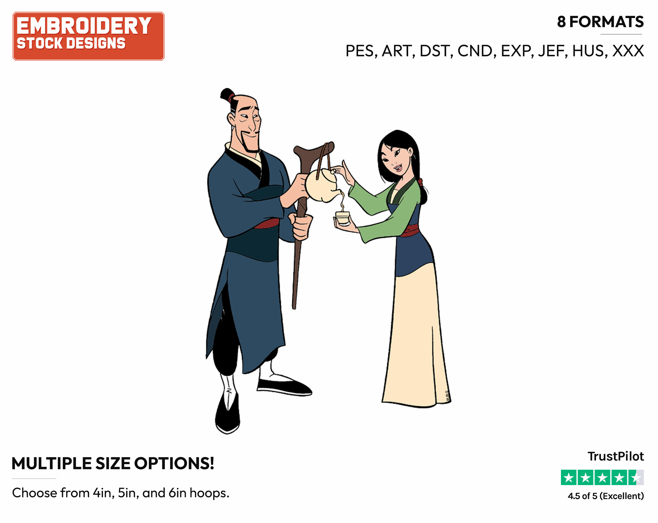 Mulan, Fa Zhou - Disney Characters - Father's Day - Holiday Inspired ...