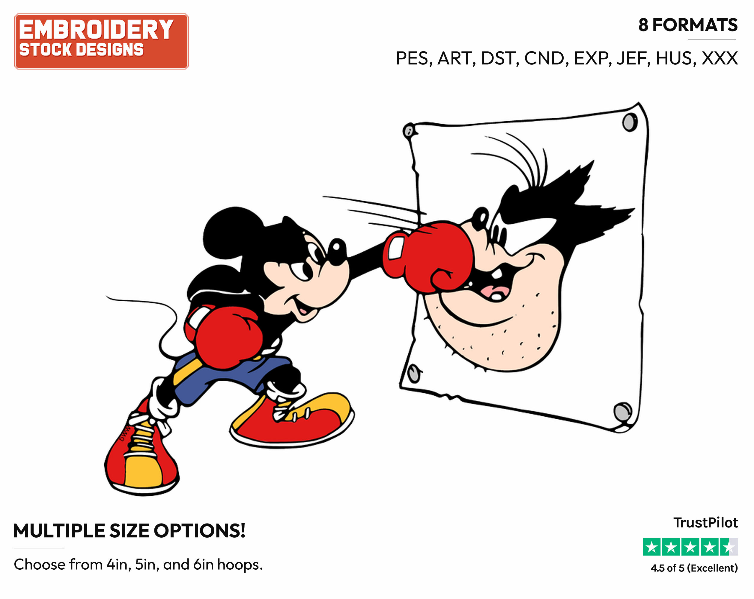 Mickey Mouse Boxing A Picture Of Pete - Disney's Mickey Mouse ...