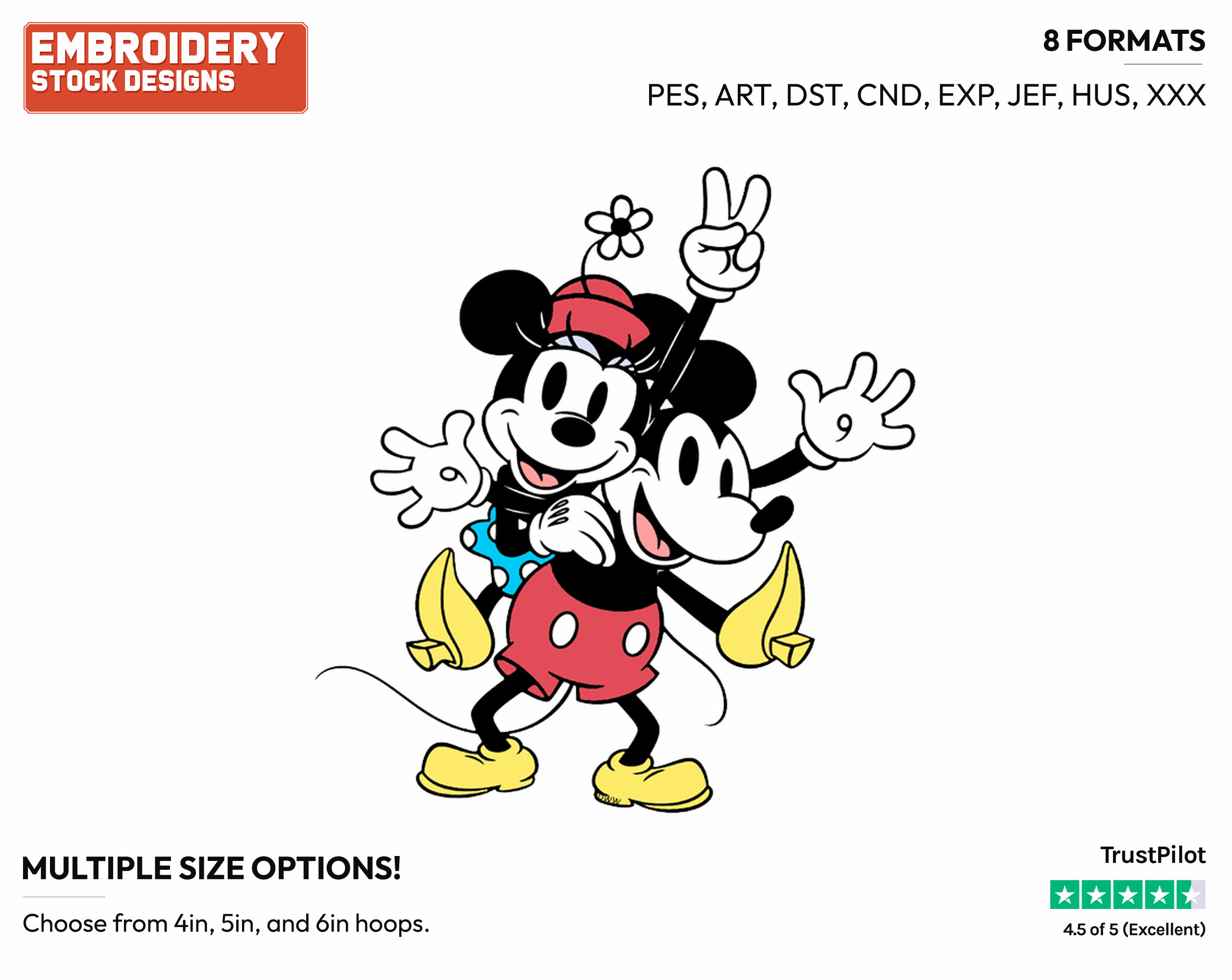 Classic Mickey, Minnie Posing - Disney's Classic Friends & Couples ...
