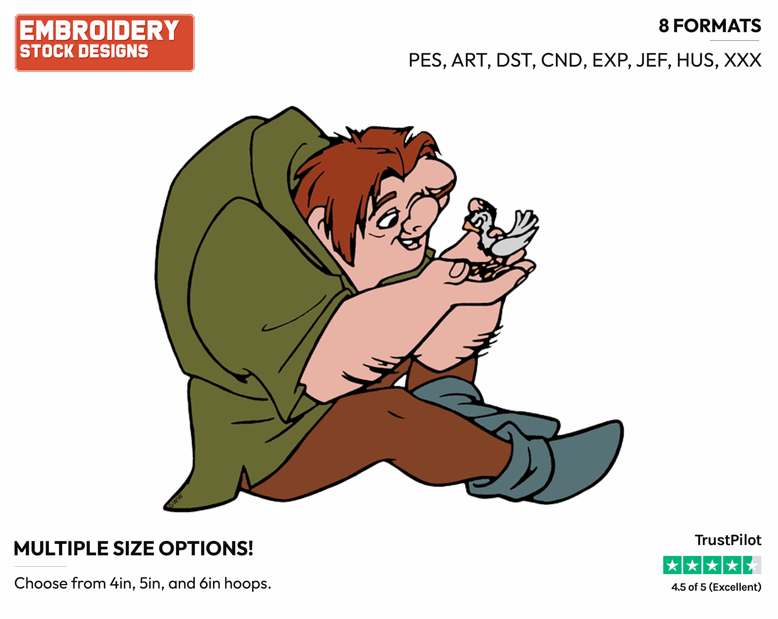 Quasimodo, Baby Bird - Disney's The Hunchback of Notre-Dame ...