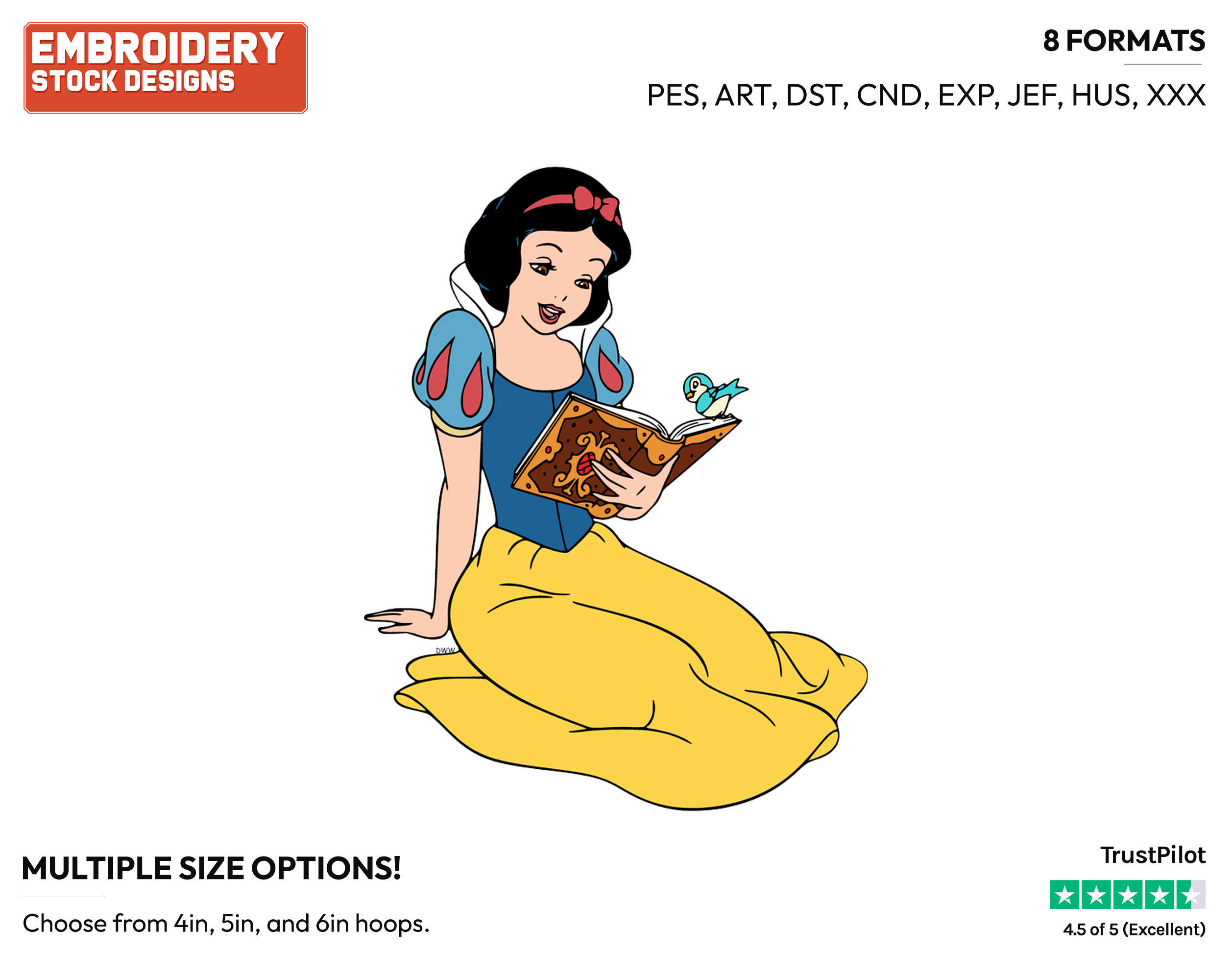 Snow White Reading A Book - Disney's Snow White and the Seven Dwarfs ...