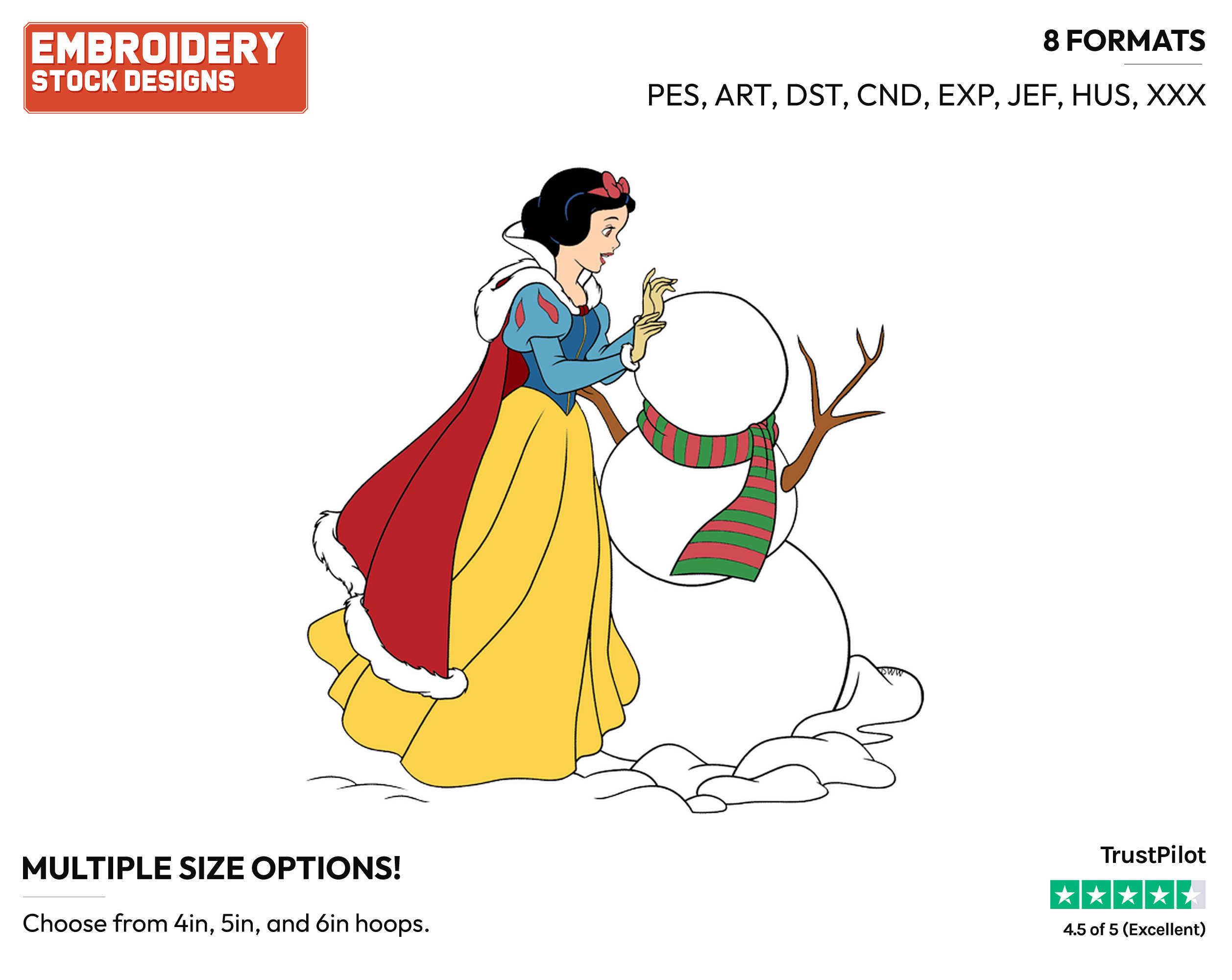 Snow White Building Snowman - Disney's Snow White and the Seven Dwarfs ...