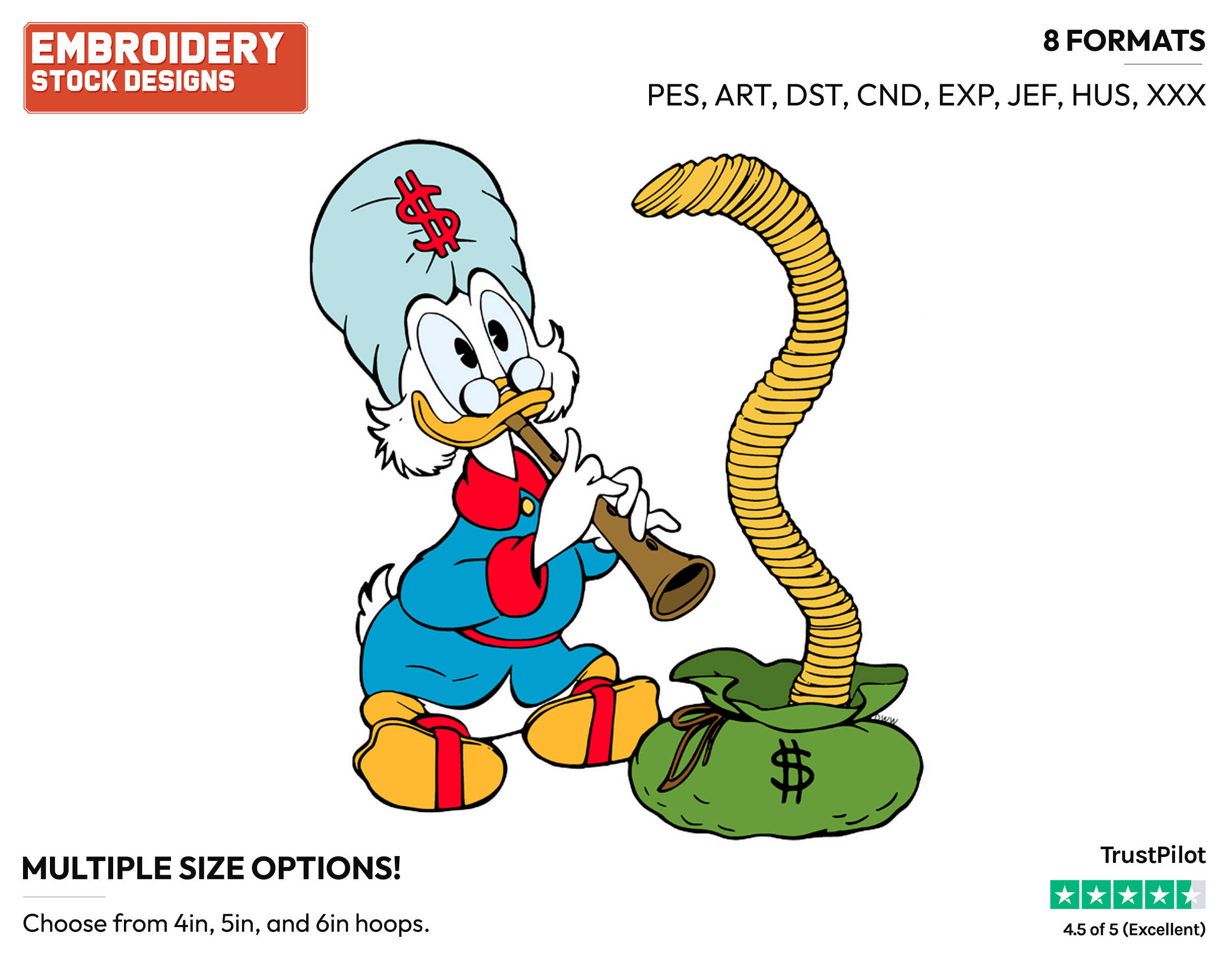Scrooge Charming His Coins Like A Snake Charmer - Ducktales - Classic ...