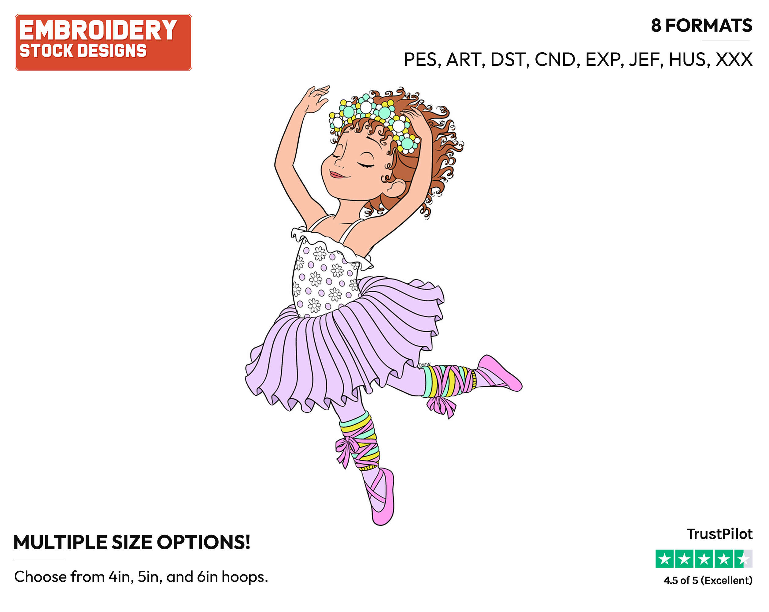 Fancy Nancy Dancing Ballet - Fancy Nancy - TV Shows - Disney Embroidery ...