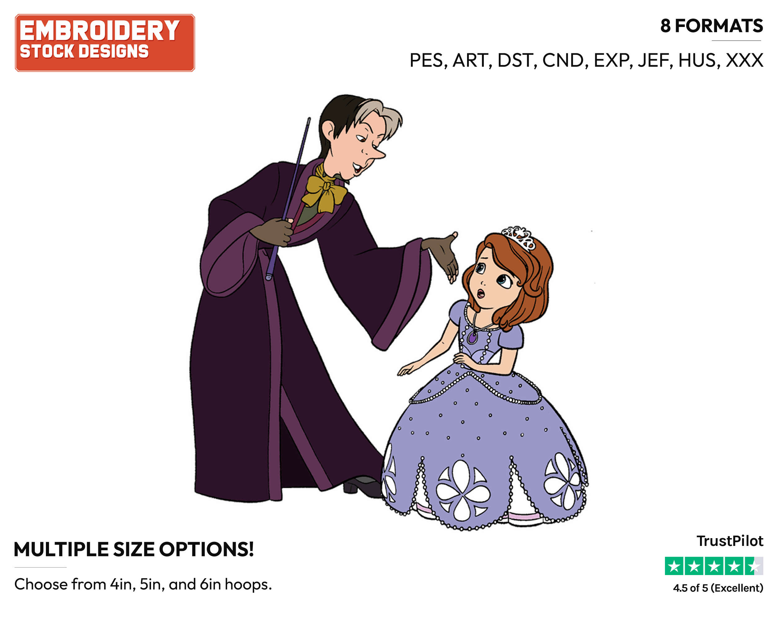 Cedric, Sofia - Sofia the First - TV Shows - Disney Embroidery Design ...