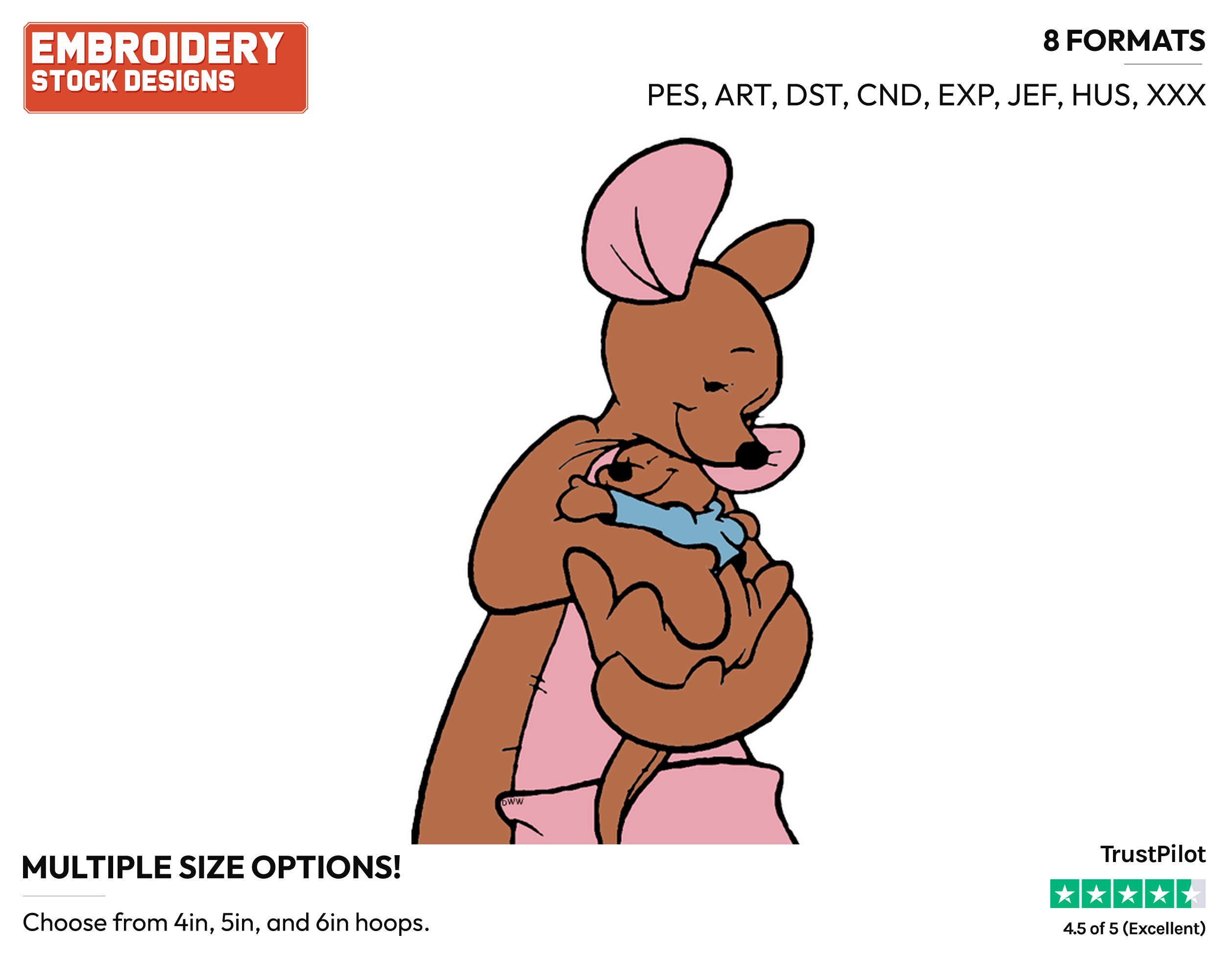Kanga, Roo Hugging - Kanga and Roo - Winnie the Pooh - Disney ...
