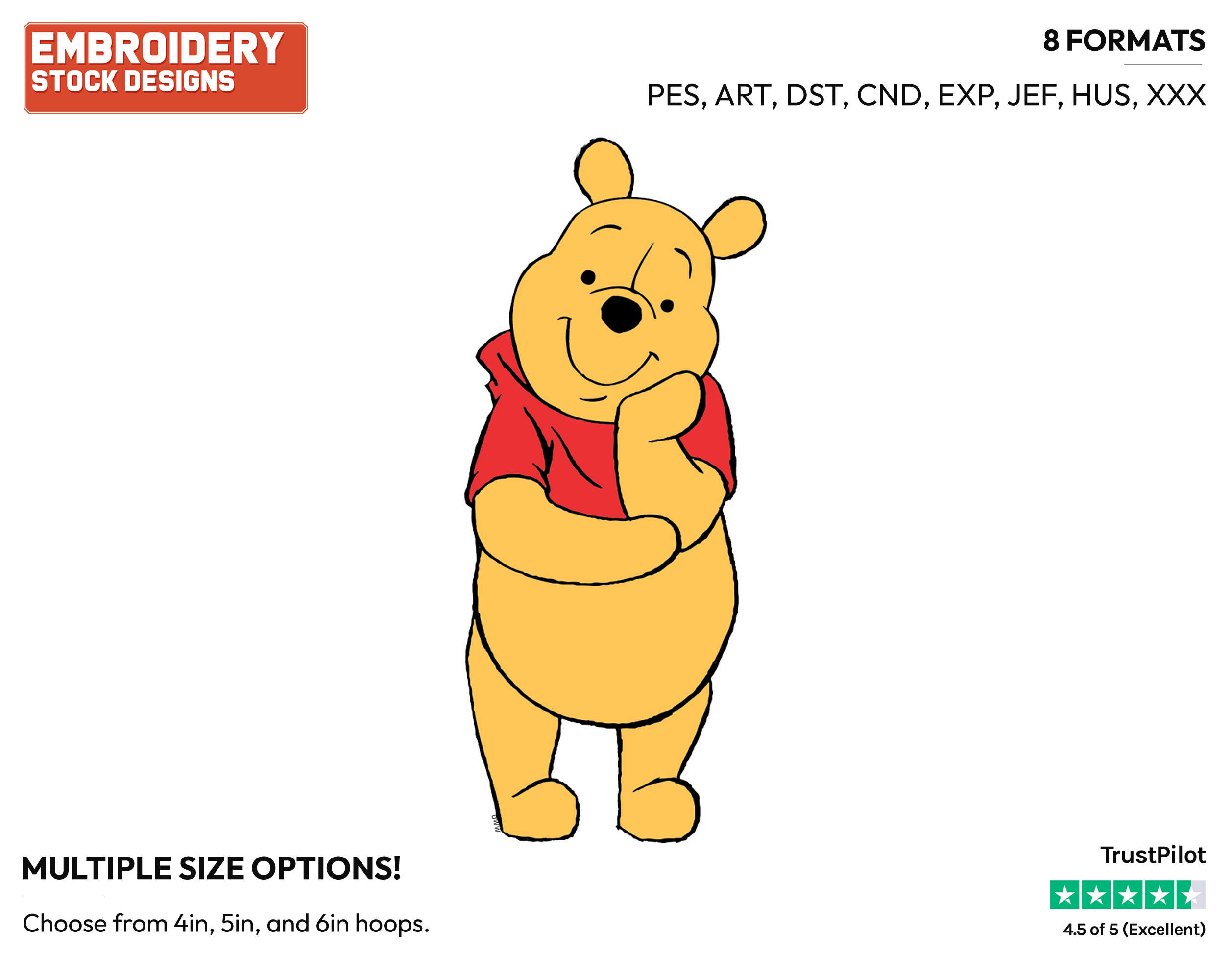 Winnie The Pooh - Winnie the Pooh - Winnie the Pooh - Disney Embroidery ...