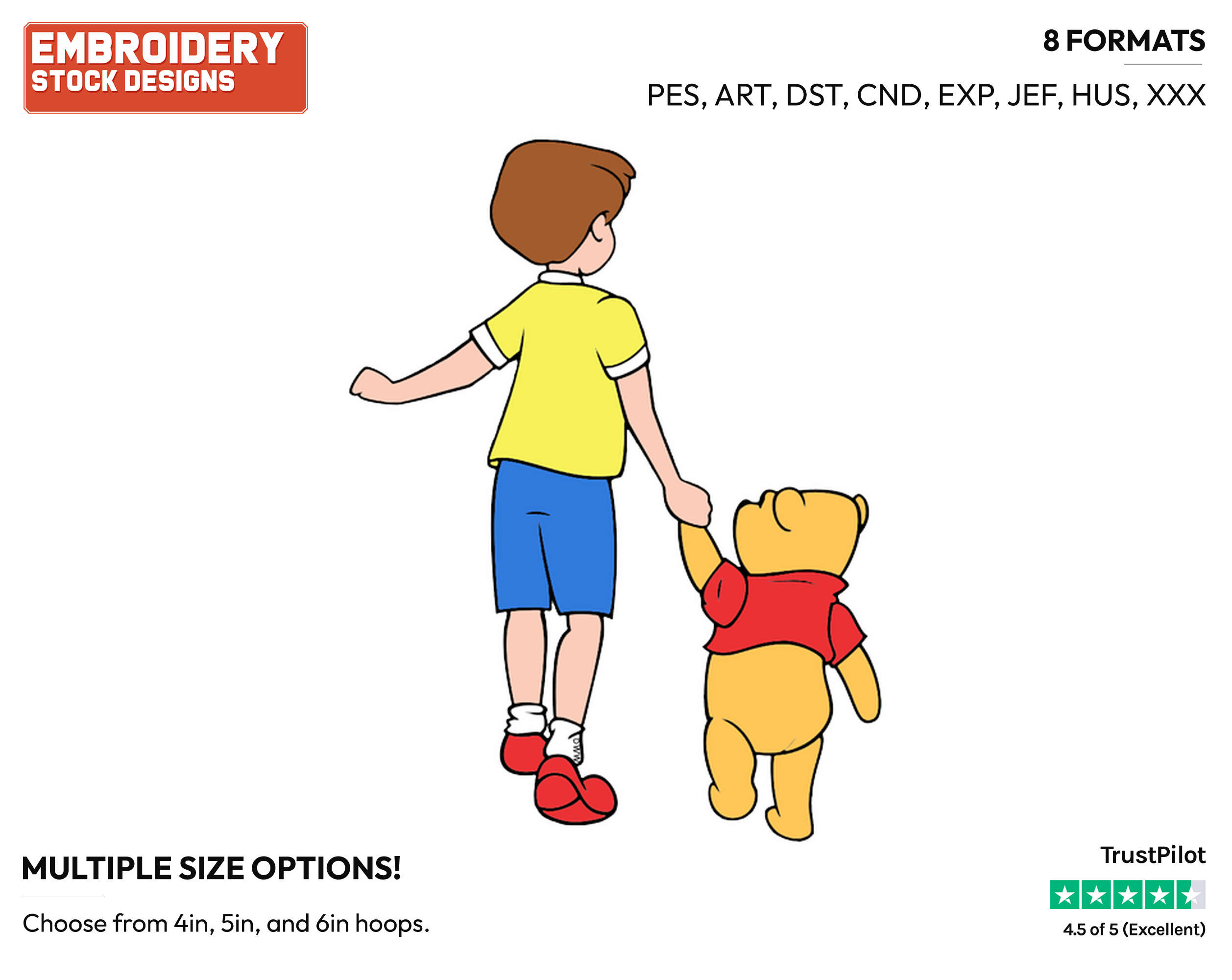 Winnie The Pooh, Christopher Robin Holding Hands - Christopher Robin ...