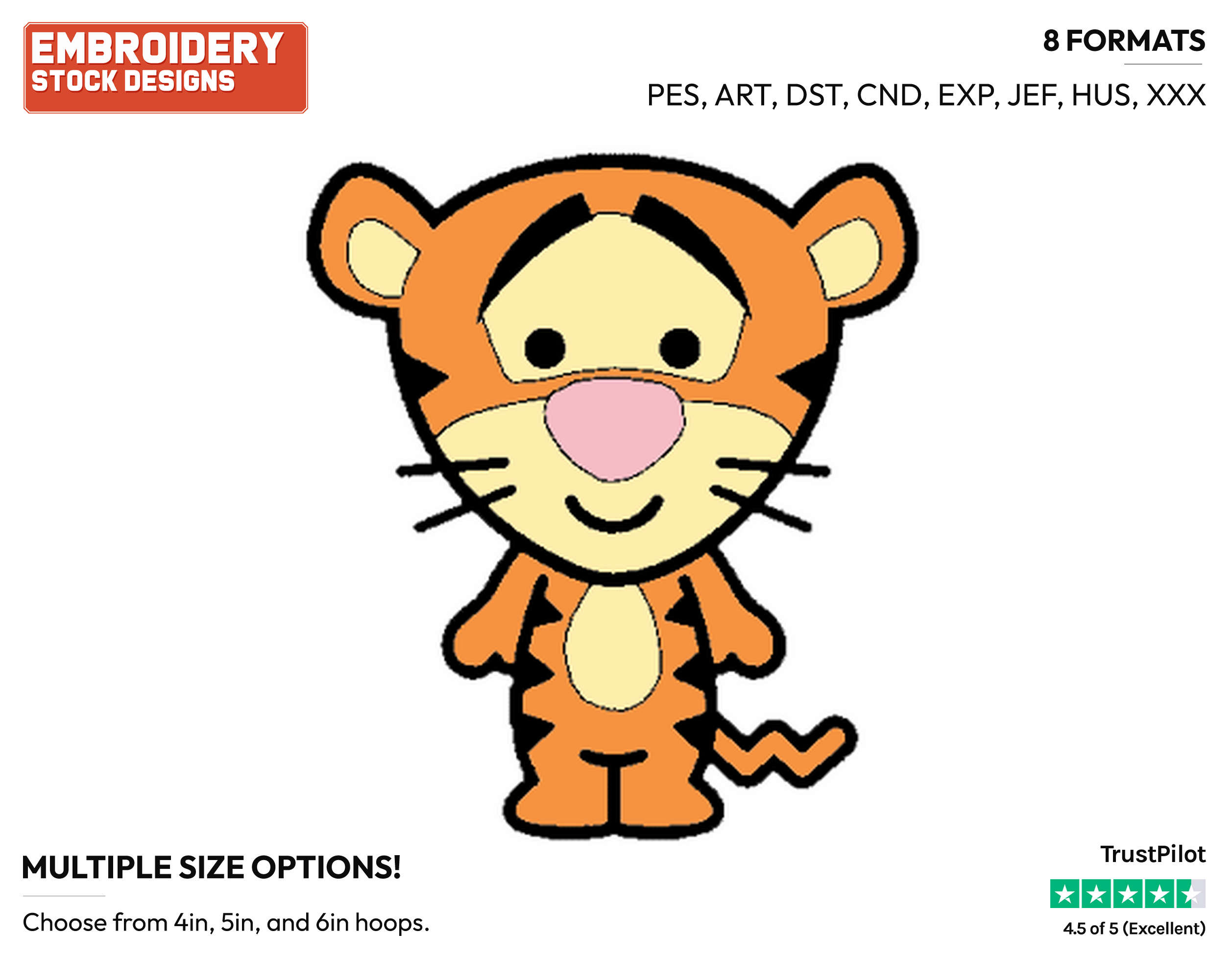 Tigger - Disney Chibi Cuties - Miscellaneous Designs - Disney ...